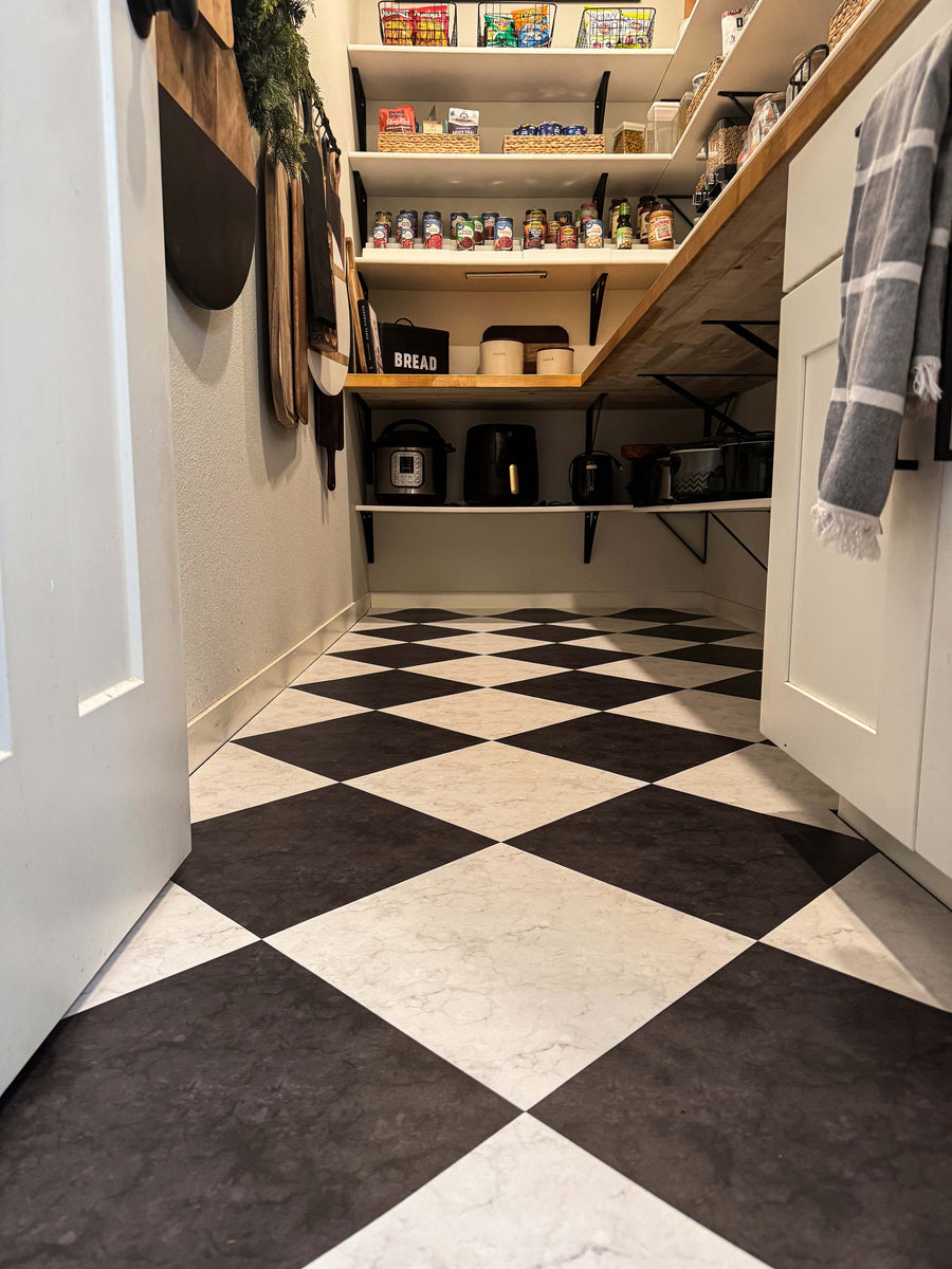 Checkered Vinyl RUG